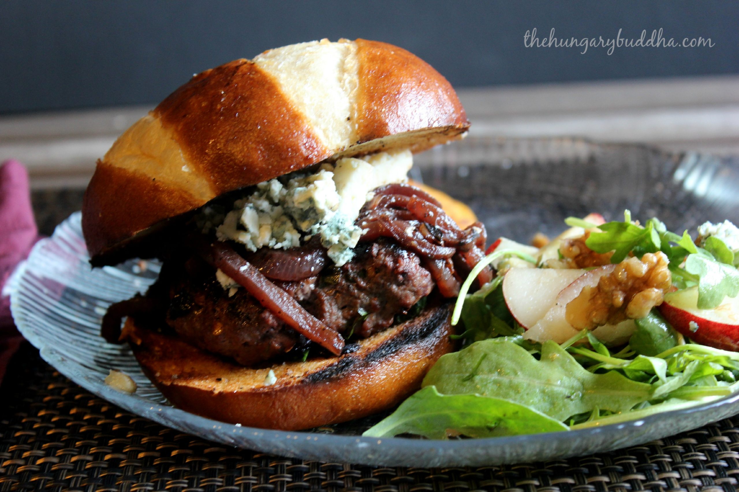 Blueberry Bison Burgers