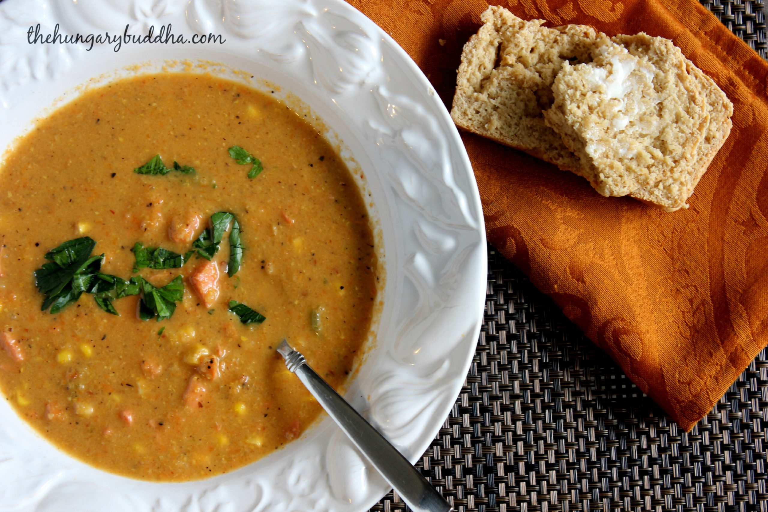 Spicy Smoked Salmon Chowder