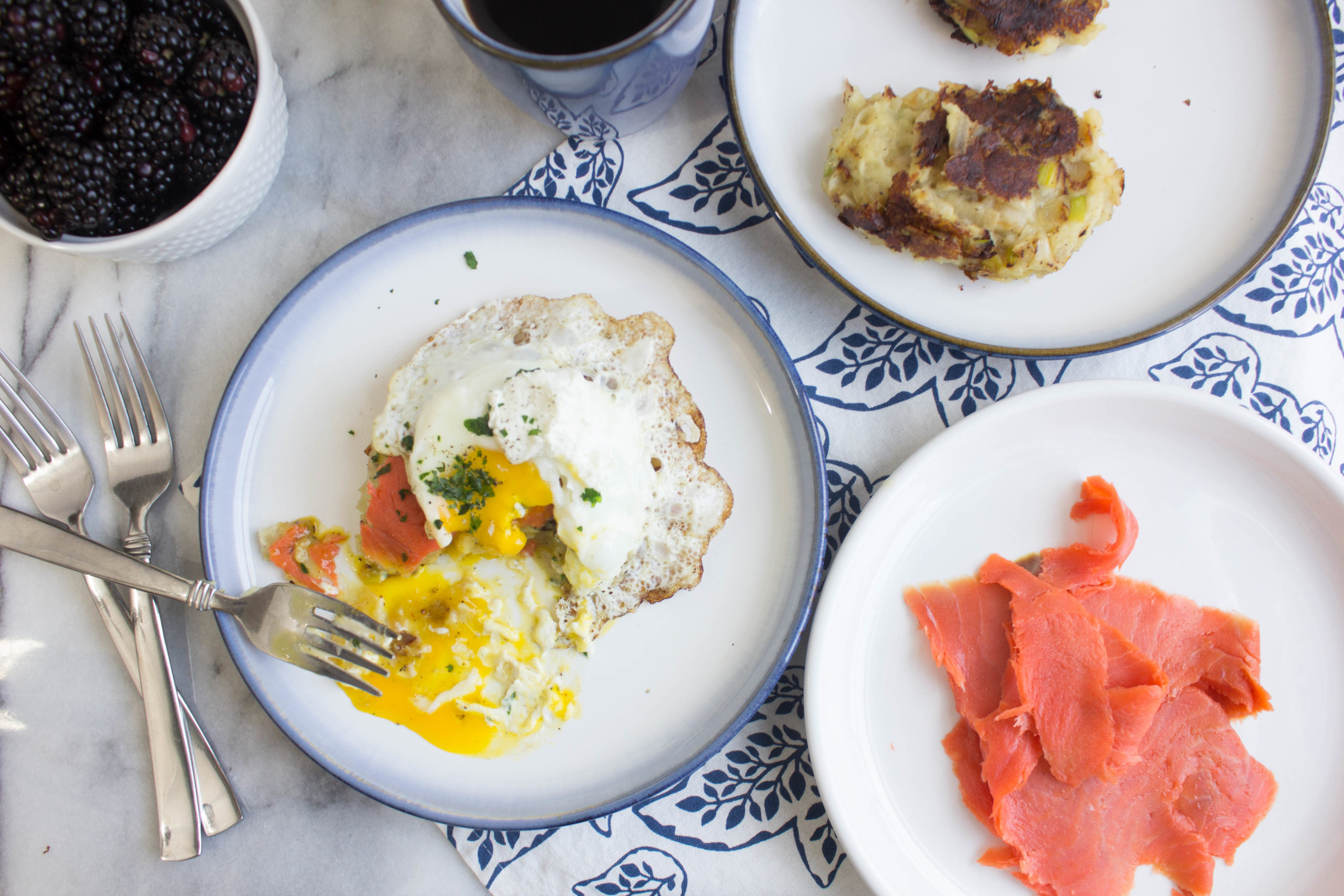 Smoked Salmon Bubble & Squeak