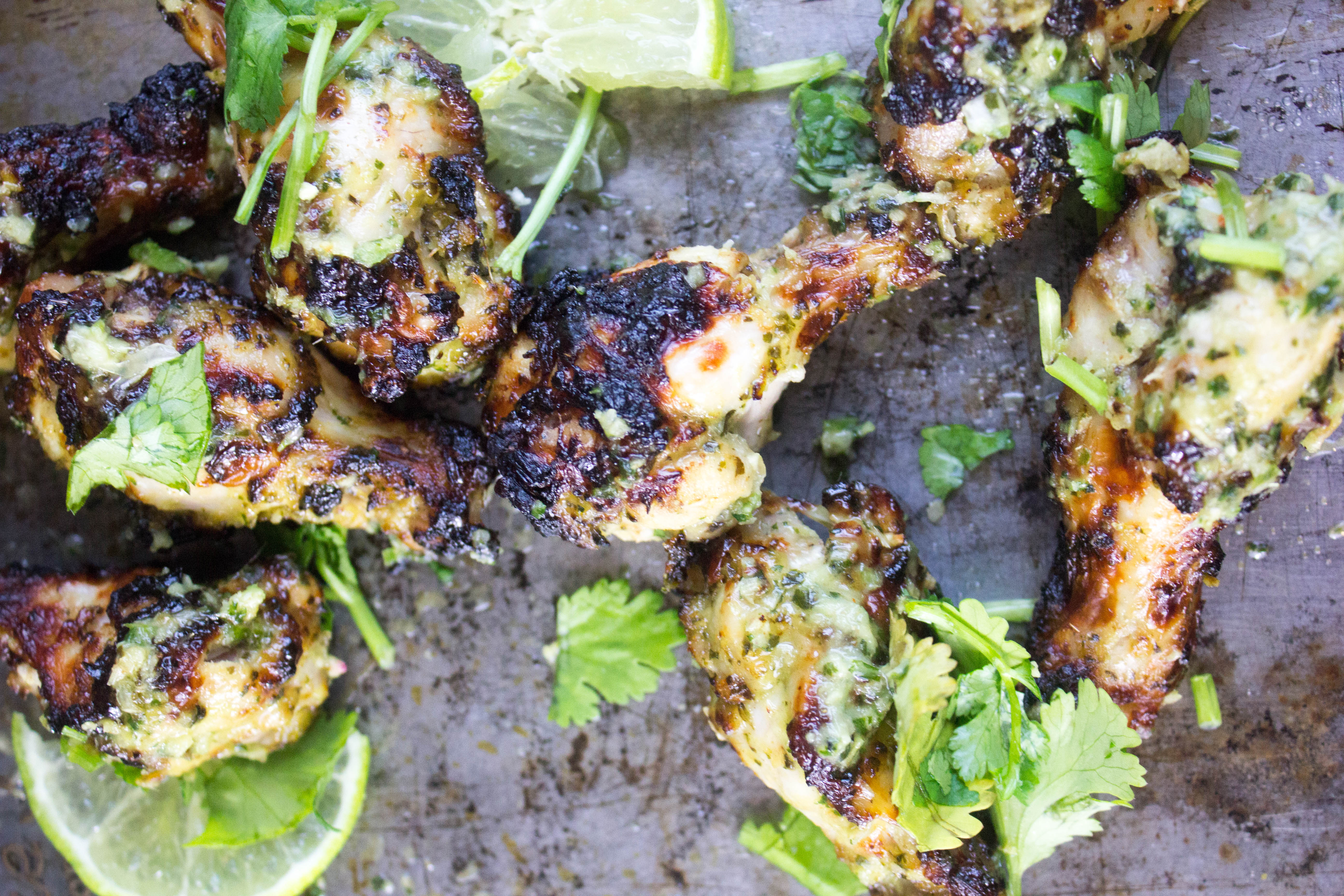 Green Curry Chicken Wings