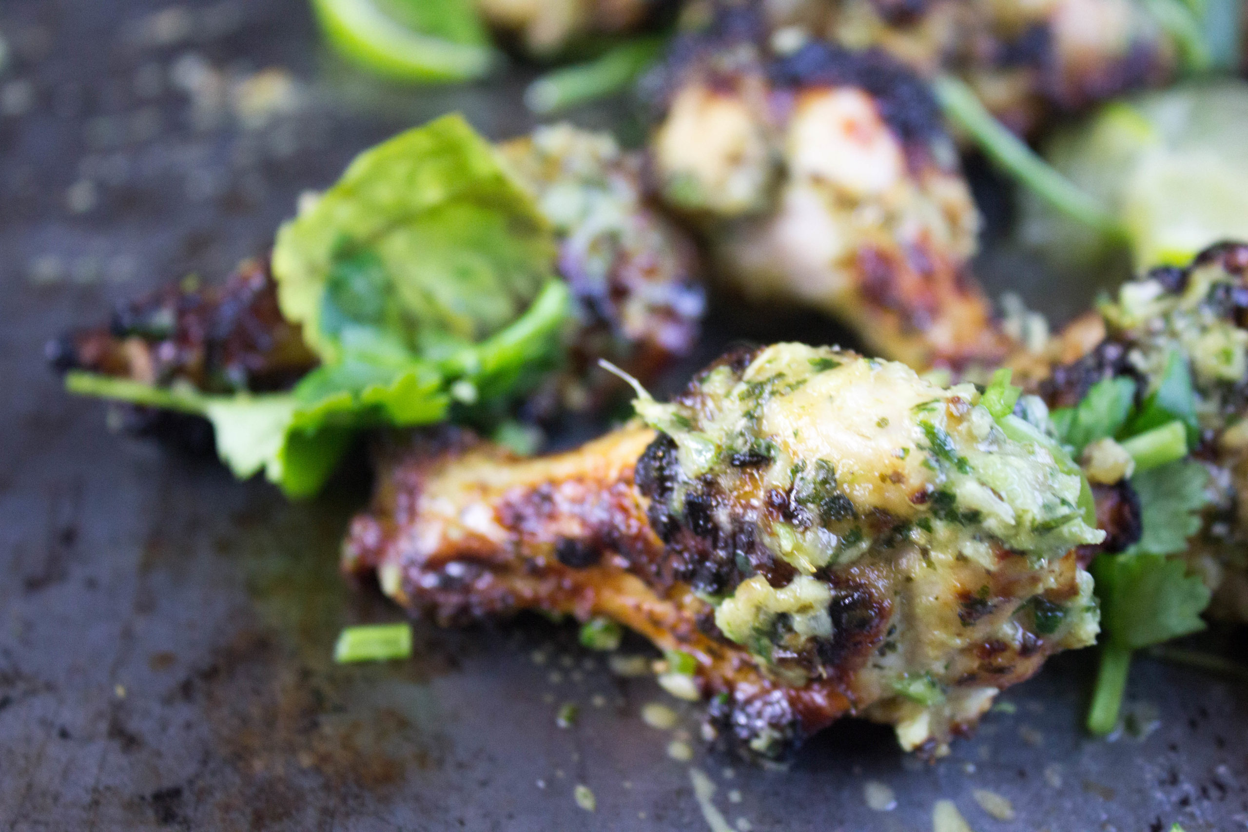 Green Curry Chicken Wings