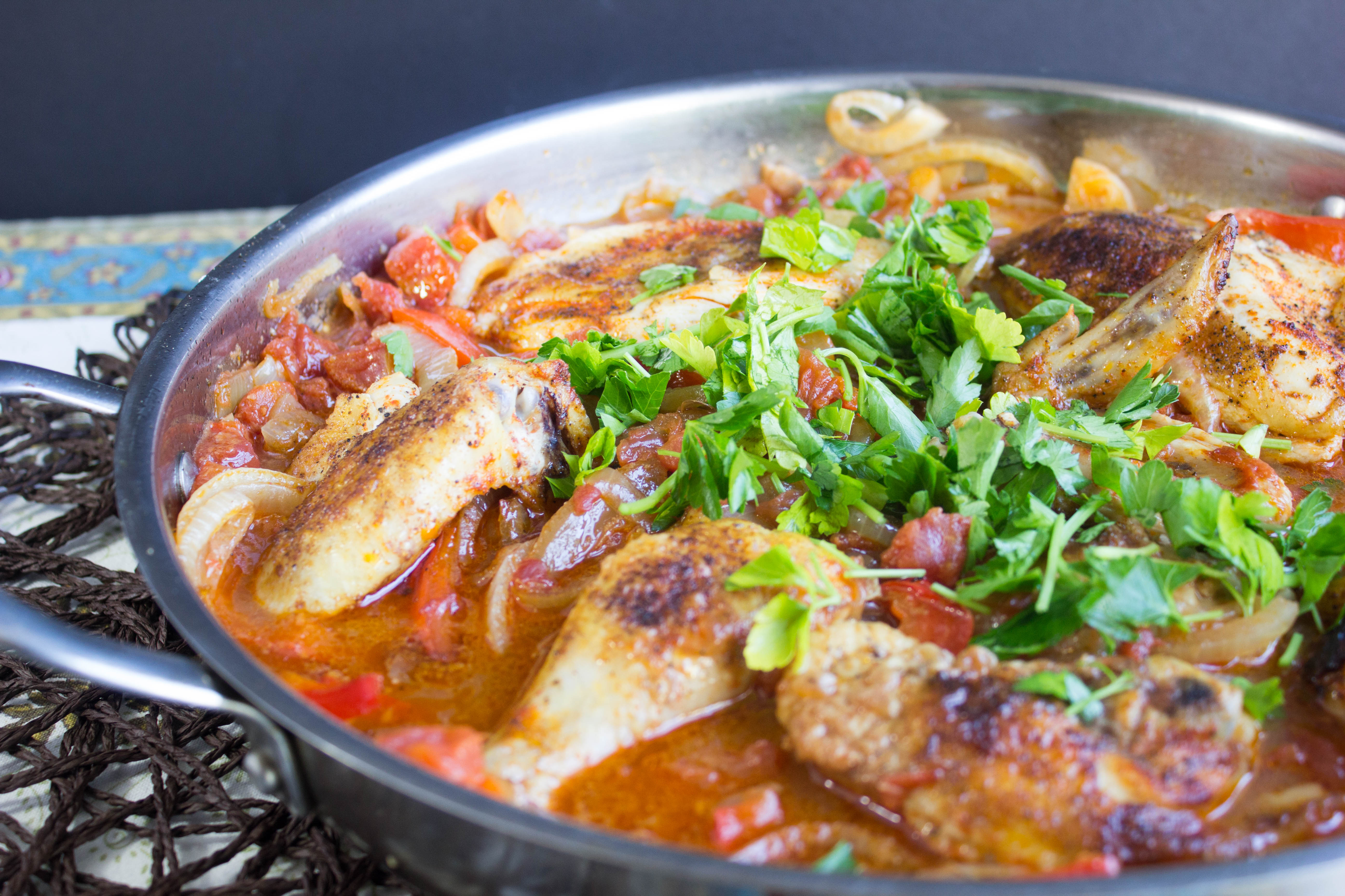 Basque Style Chicken