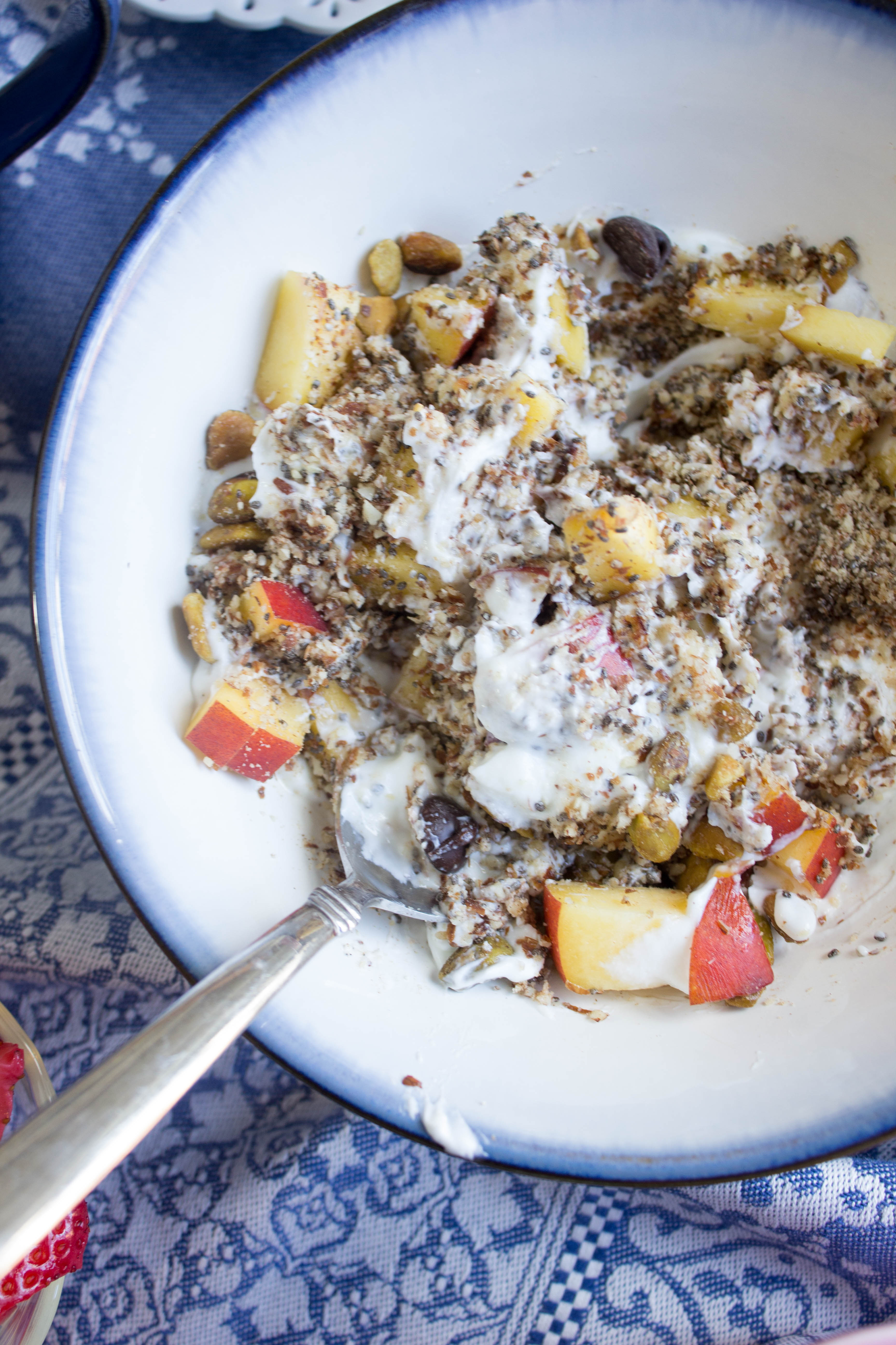 Chai Almond Breakfast Bowl - The Hungary Buddha Eats the World