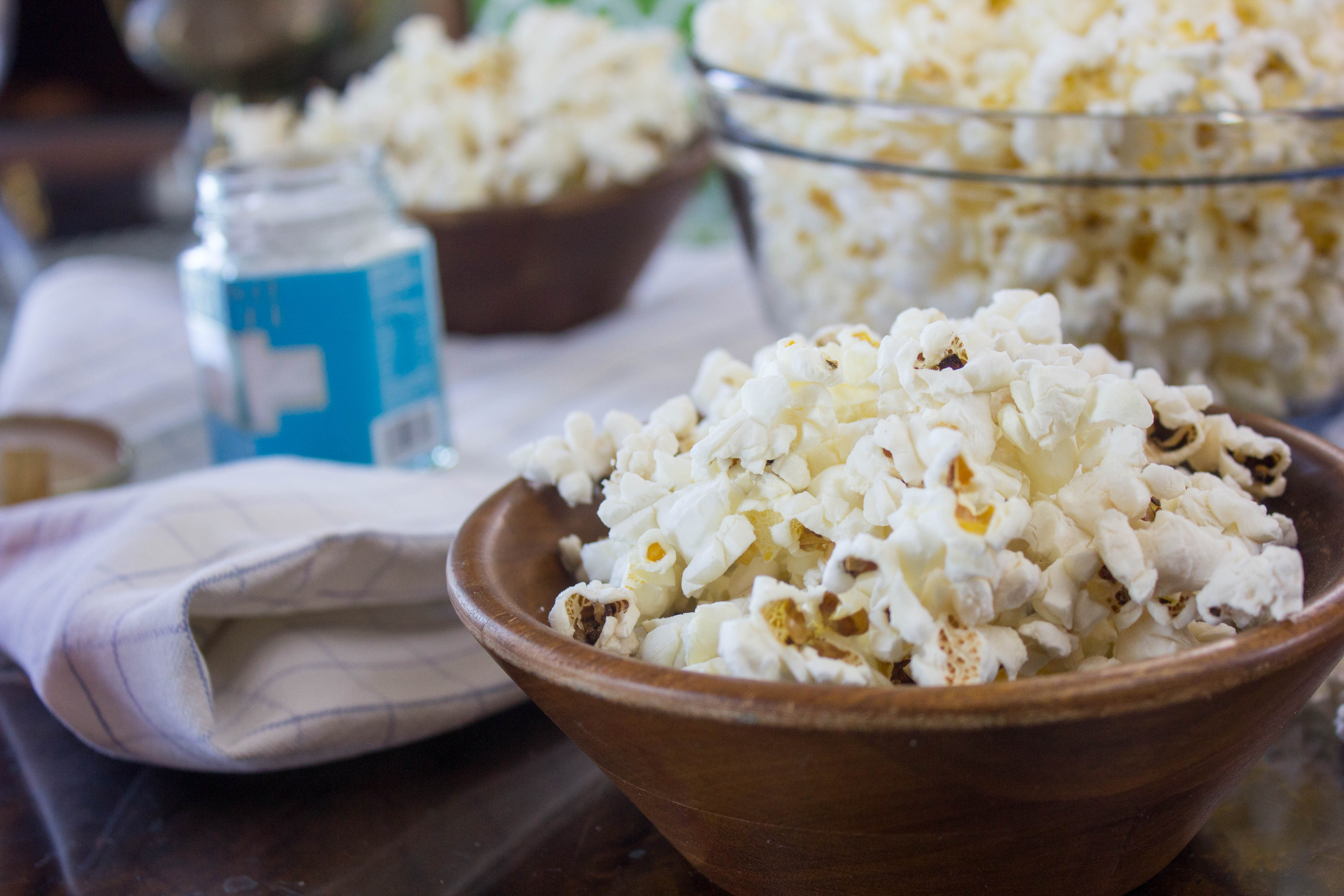 Coconut Truffle Kettle Corn - The Hungary Buddha Eats the World