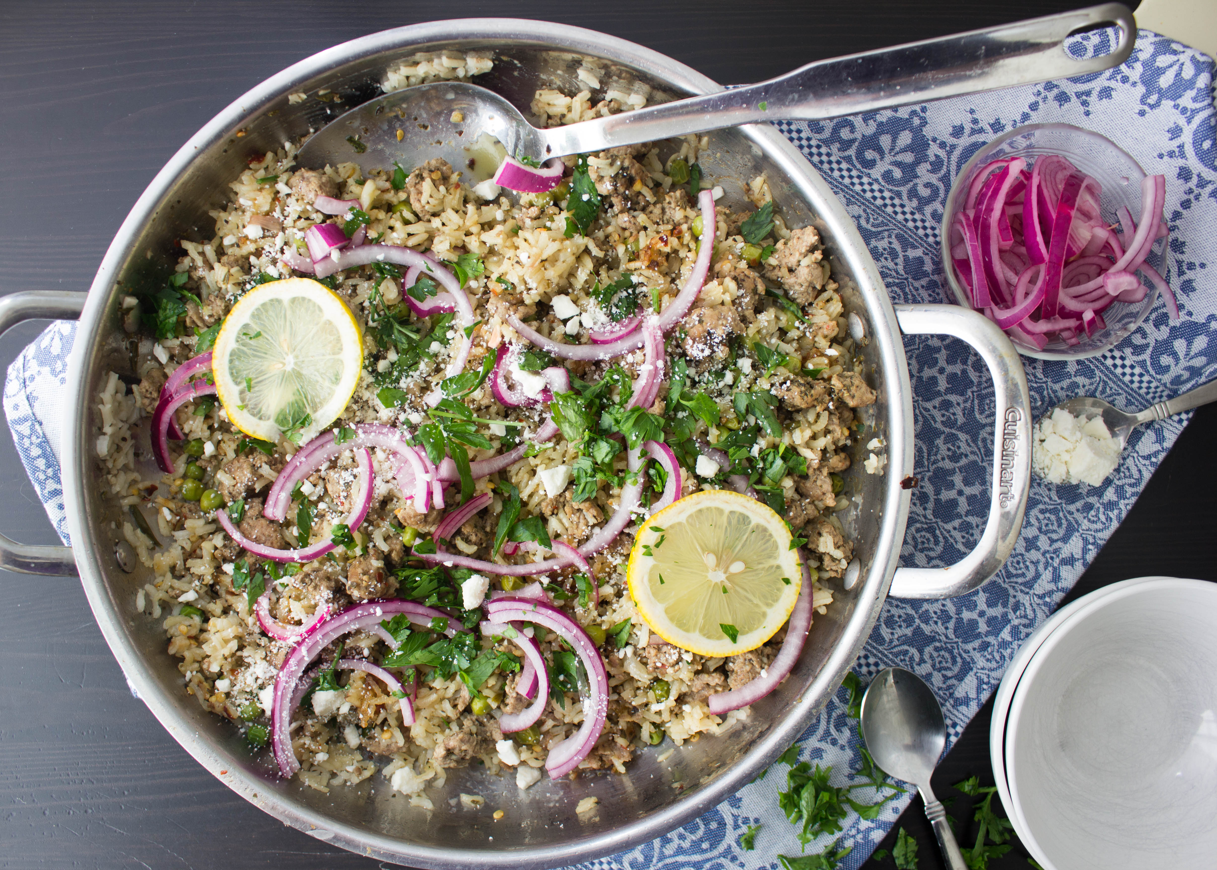Greek Lamb and Rice - The Hungary Buddha Eats the World