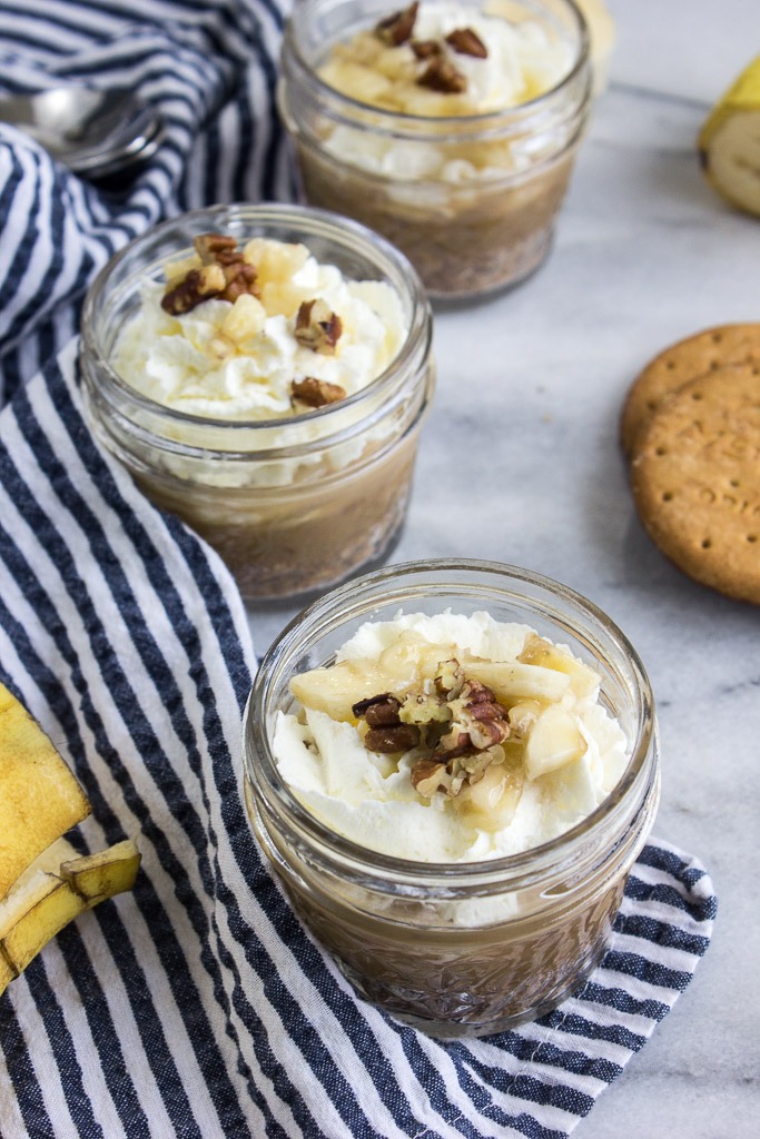 Mini Banoffee Pie Cups - The Hungary Buddha Eats the World