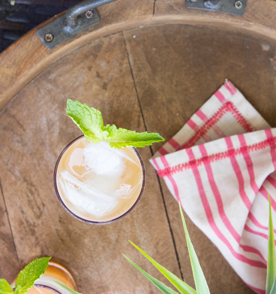 Mango Ginger Cocktail - The Hungary Buddha Eats the World