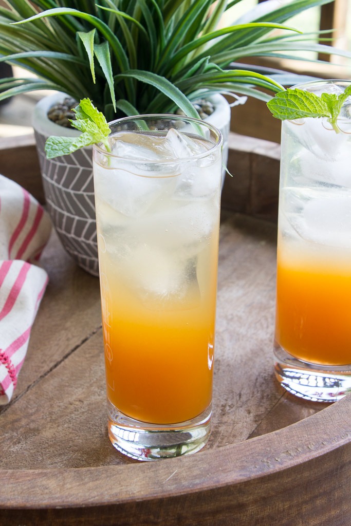 Mango Ginger Cocktail - The Hungary Buddha Eats the World