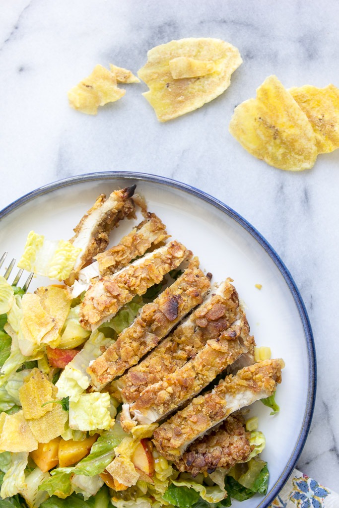 Plantain Crusted Chicken Breast - The Hungary Buddha Eats the World