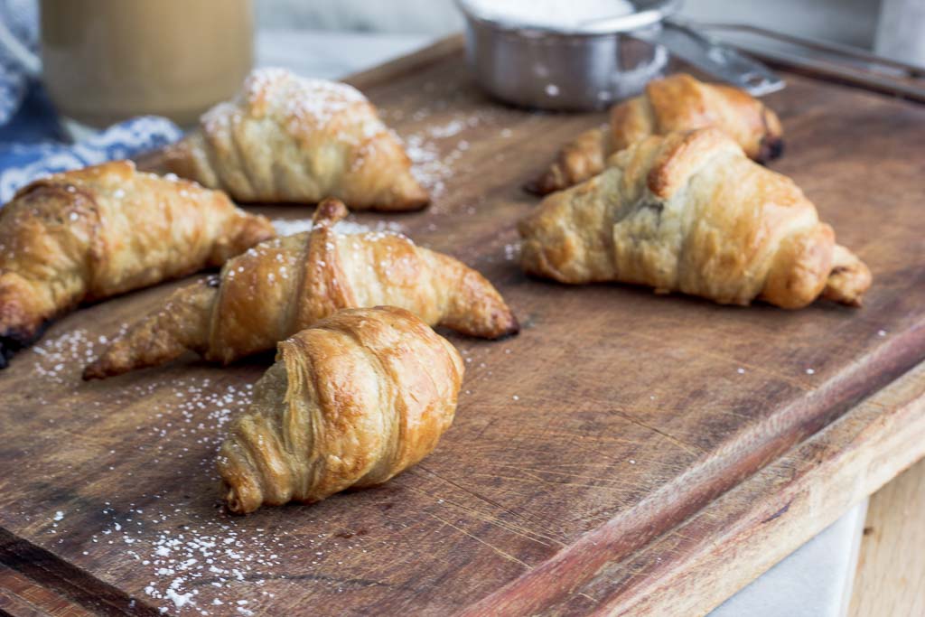 Rough Puff Pastry Chocolate Croissants - The Hungary Buddha Eats the World