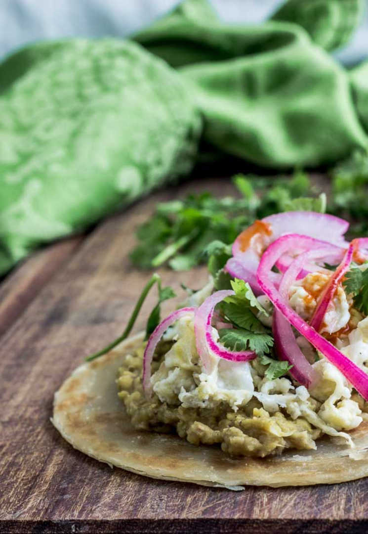 Paratha Egg Breakfast Sandwich - The Hungary Buddha Eats the World