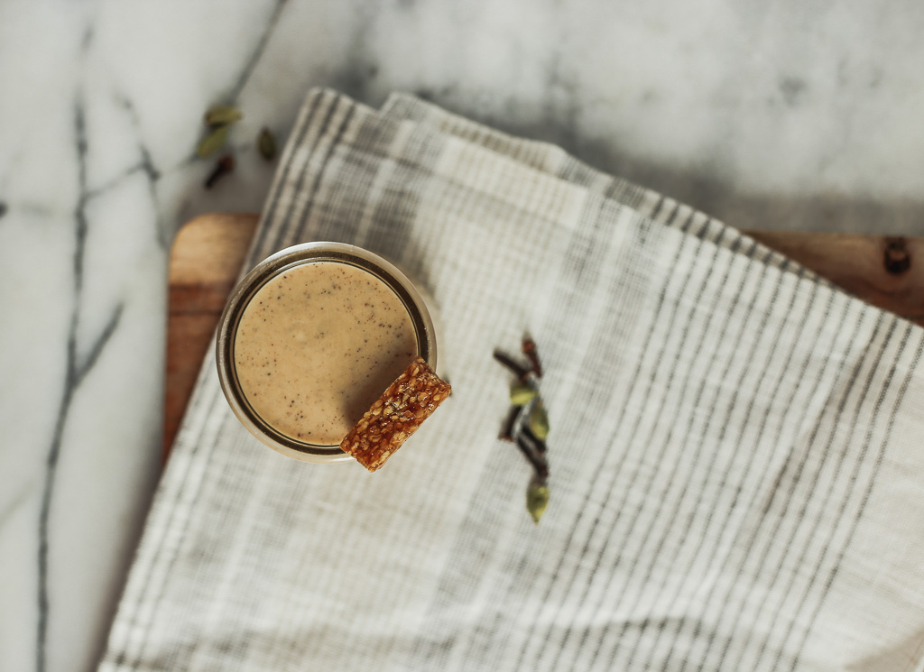 Salted Caramel Chai Lassi - The Hungary Buddha Eats the World