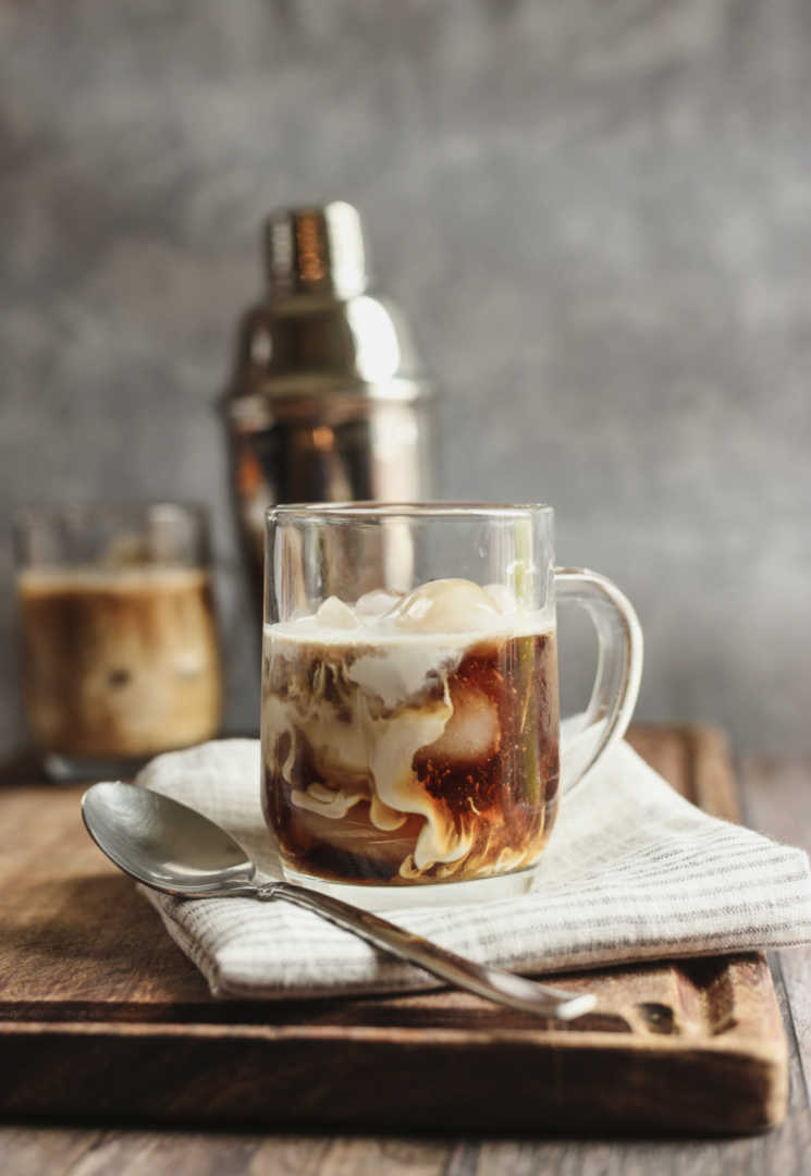 Bourbon Maple Cold Brew - The Hungary Buddha Eats the World